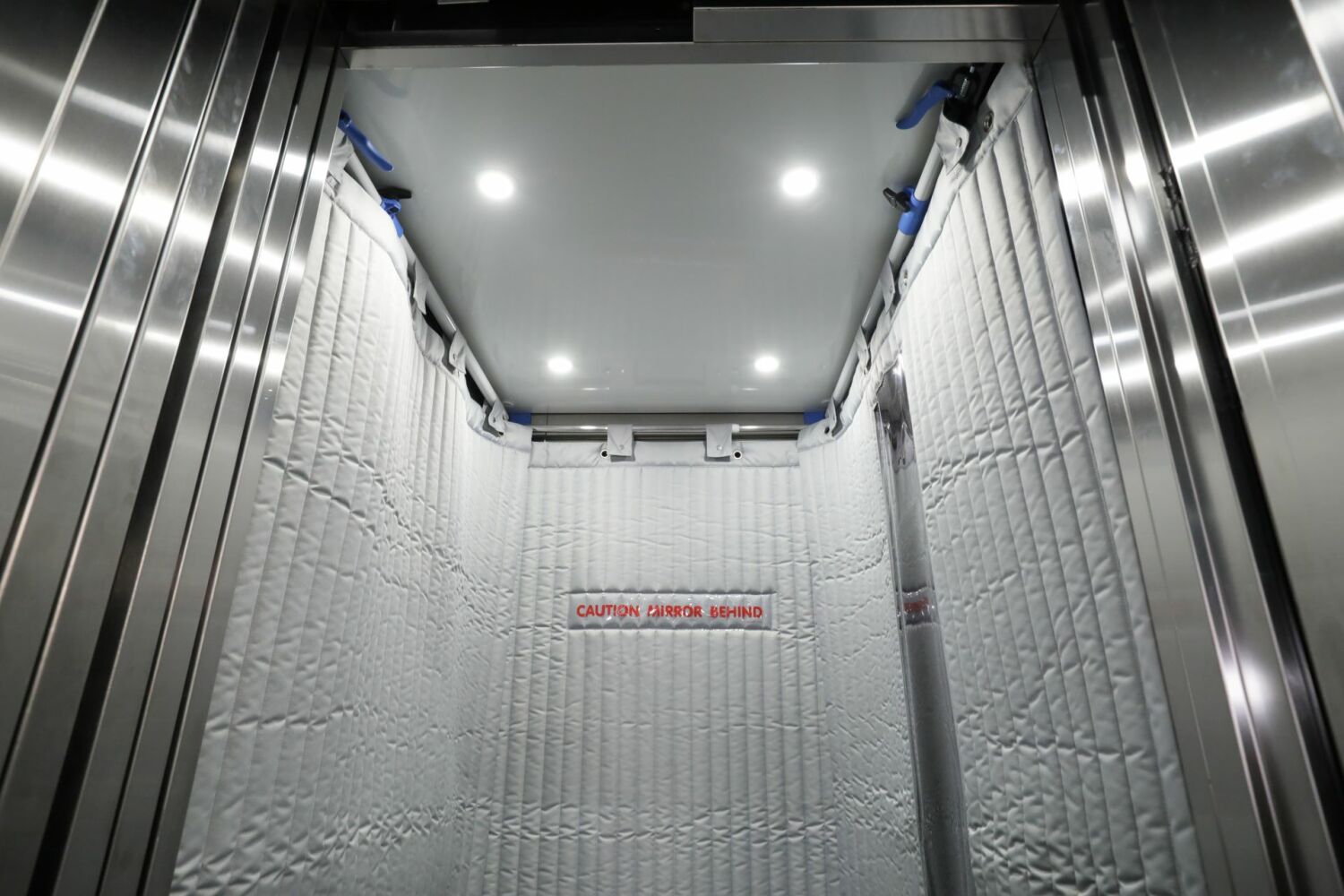 Elevator protection during moving and construction activities